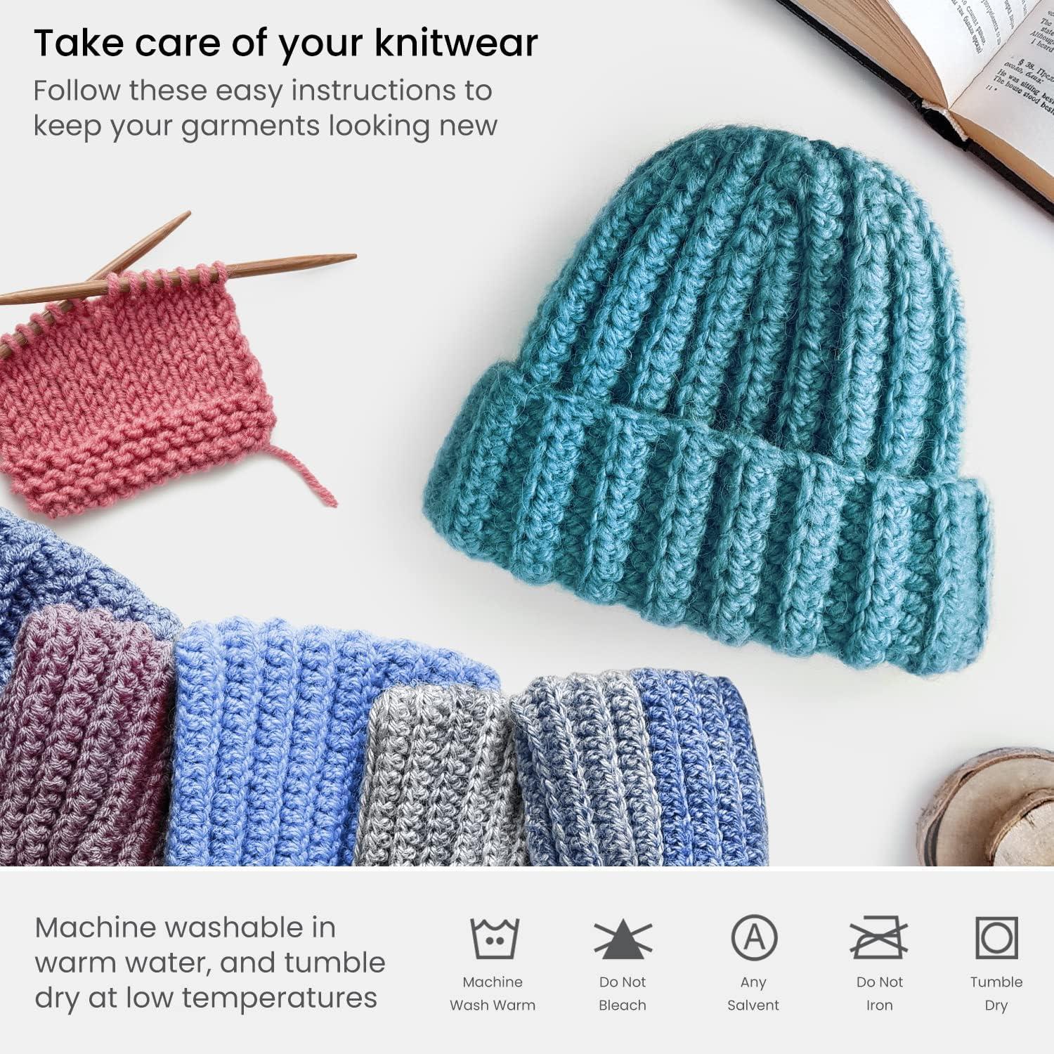ARTEZA Acrylic Yarn for Crocheting, 4 x 200-g Skeins of Worsted Yarn ...