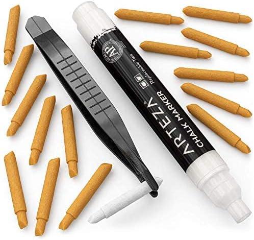 ARTEZA Liquid Chalk Markers, Set of 8, Metallic Colors, Erasable(White ...