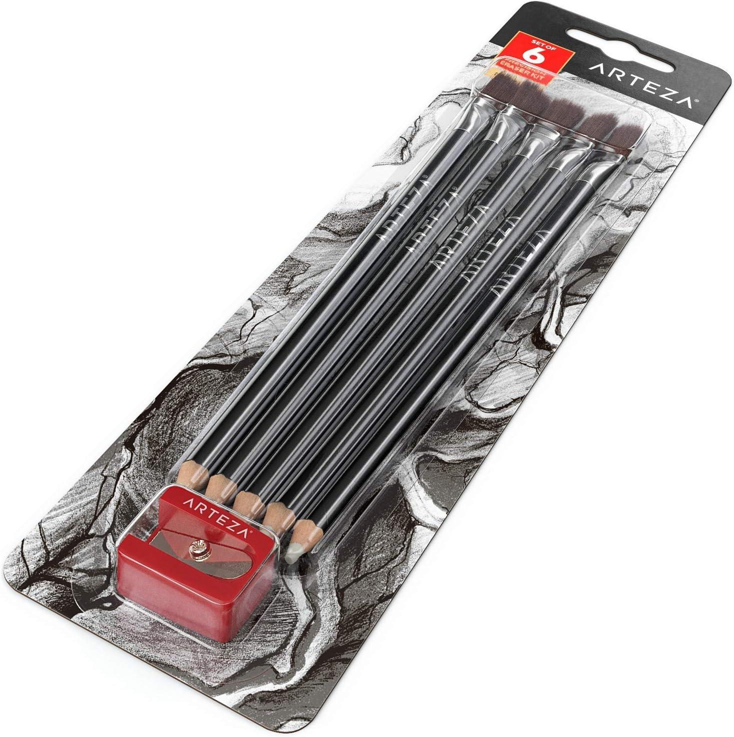 Arteza Eraser Pencil, Precision Latex-Free & PVC-Free Soft Eraser White ...