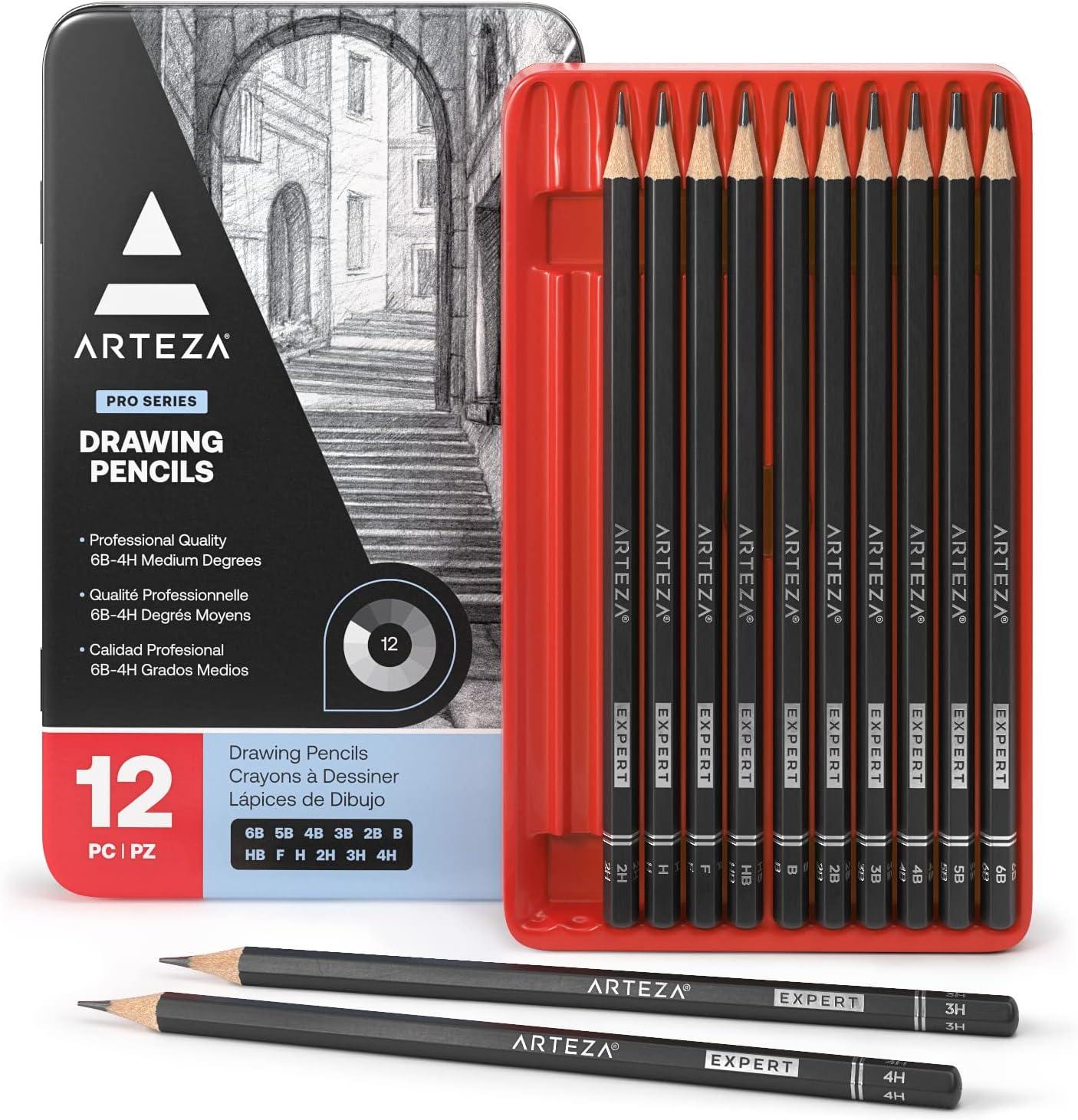 Arteza Hardcover Sketchbooks, Pack of 2, 8.5 x 11 Inches Professional ...