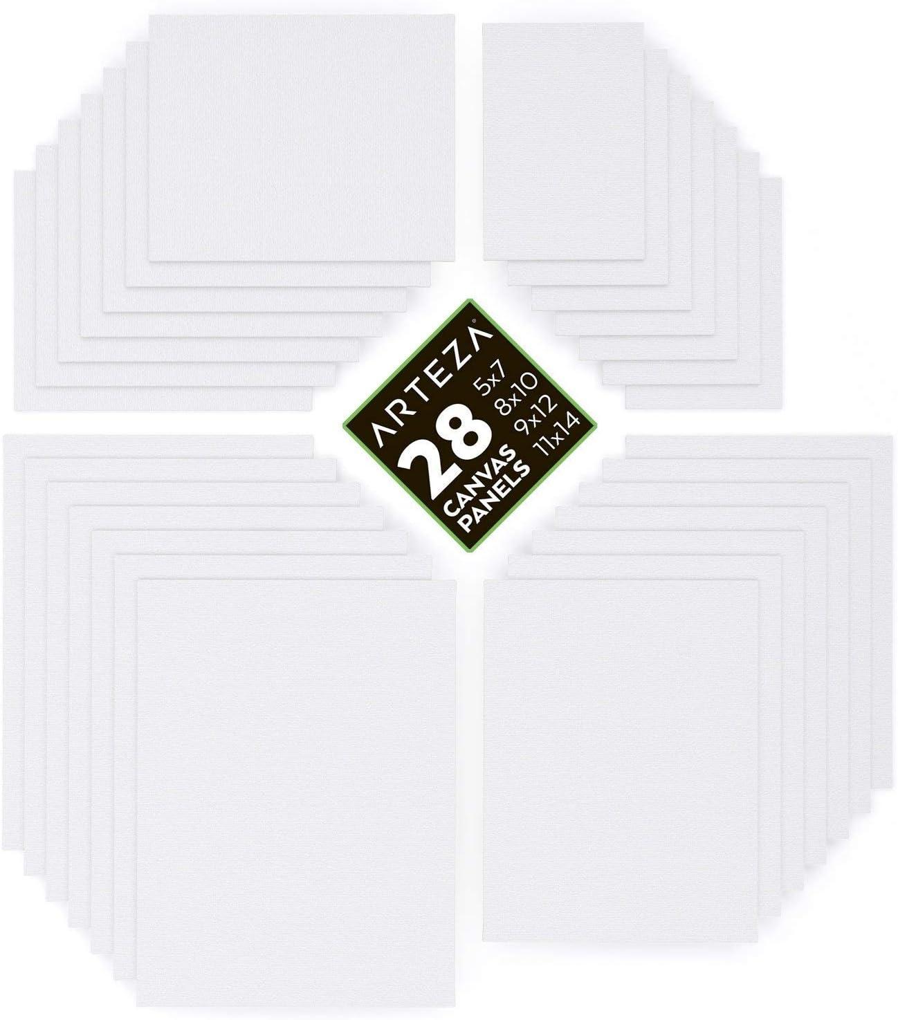 Arteza Craft Painting and Canvas Bundle, Painting Art Supplies for ...